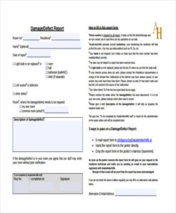 Building Defect Report Template (3) - PROFESSIONAL TEMPLATES ...