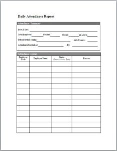 Daily Report Sheet Template (6) - PROFESSIONAL TEMPLATES | PROFESSIONAL ...