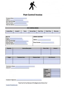Pest Control Report Template (5) - PROFESSIONAL TEMPLATES ...