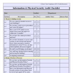 Physical Security Report Template (1) - PROFESSIONAL TEMPLATES ...