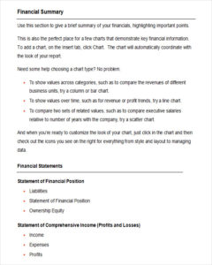 Summary Annual Report Template (6) - PROFESSIONAL TEMPLATES ...