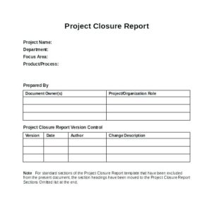 Test Closure Report Template (5) - PROFESSIONAL TEMPLATES ...
