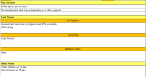 Testing Daily Status Report Template (3) - PROFESSIONAL TEMPLATES ...