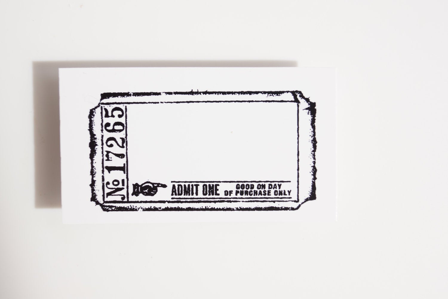 Blank Admission Ticket Template 4 PROFESSIONAL TEMPLATES 