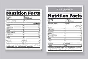 Blank Food Label Template (11) - PROFESSIONAL TEMPLATES | PROFESSIONAL ...