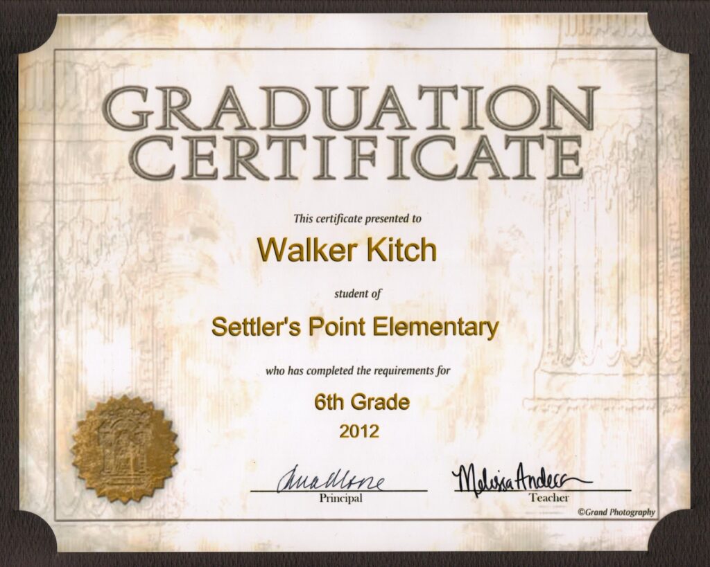 Grade 6 Graduation Certificate Templates - PROFESSIONAL TEMPLATES ...