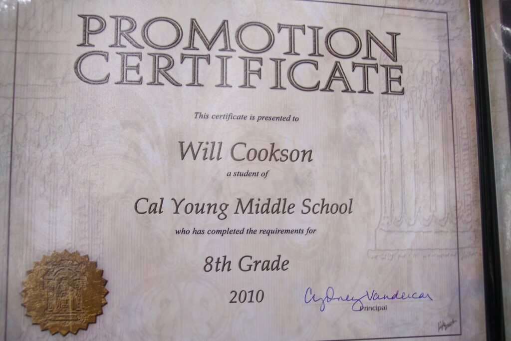 Grade 8 Graduation Certificate Templates (9) - PROFESSIONAL TEMPLATES ...