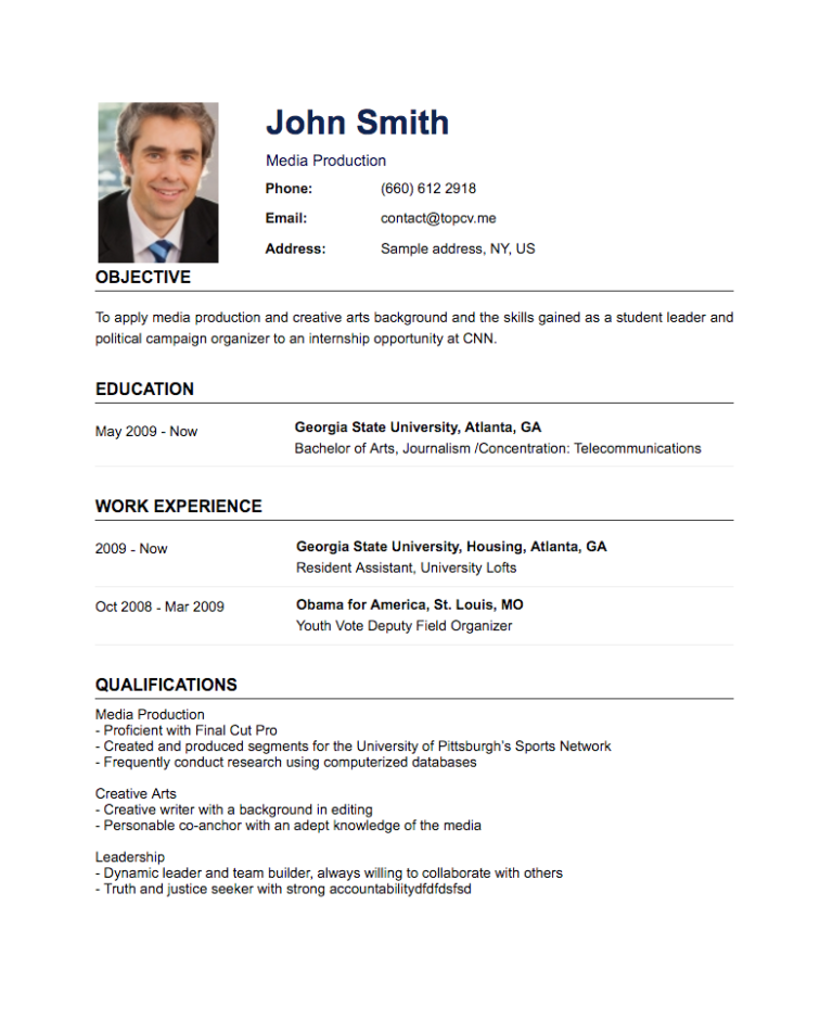 How To Construct A Cv Templates (1) - PROFESSIONAL TEMPLATES ...