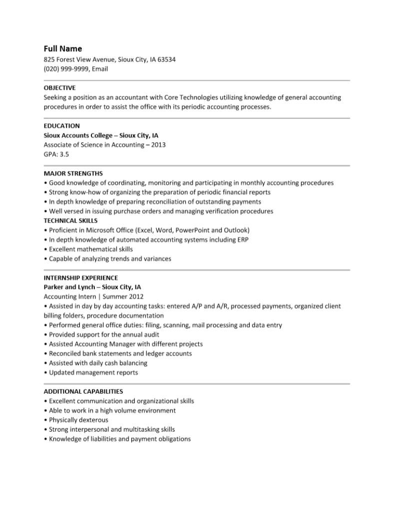 Resume Templates Entry Level (3) - PROFESSIONAL TEMPLATES ...