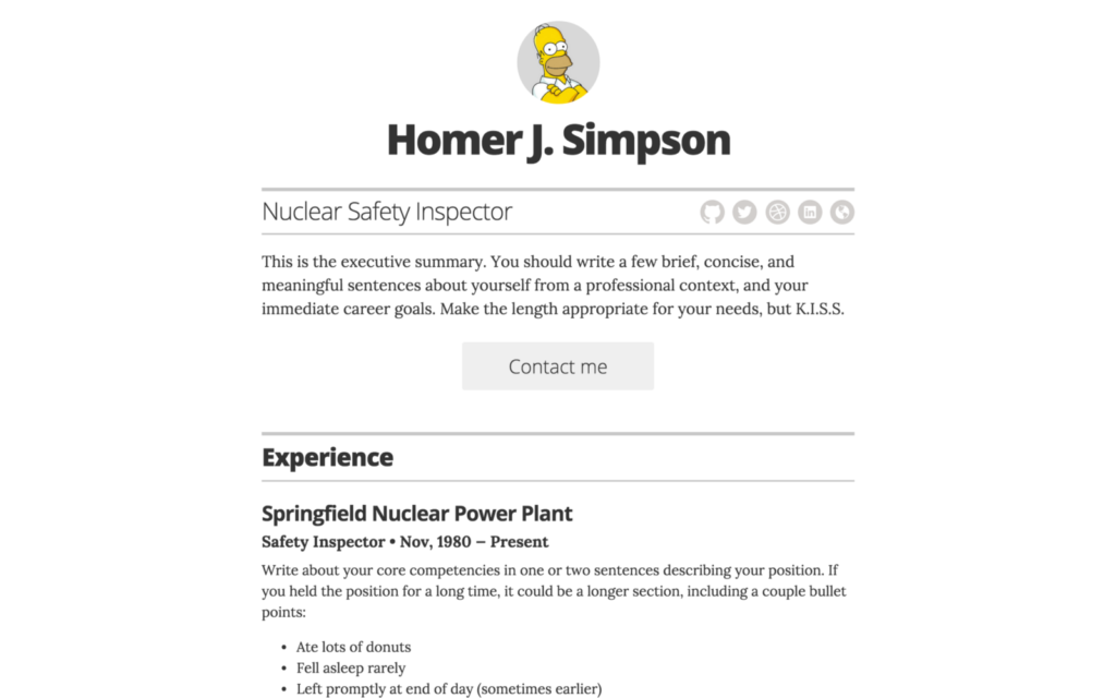 Resume Templates Github (7) - PROFESSIONAL TEMPLATES | PROFESSIONAL ... Resume Templates Github (7) - PROFESSIONAL TEMPLATES | PROFESSIONAL ...