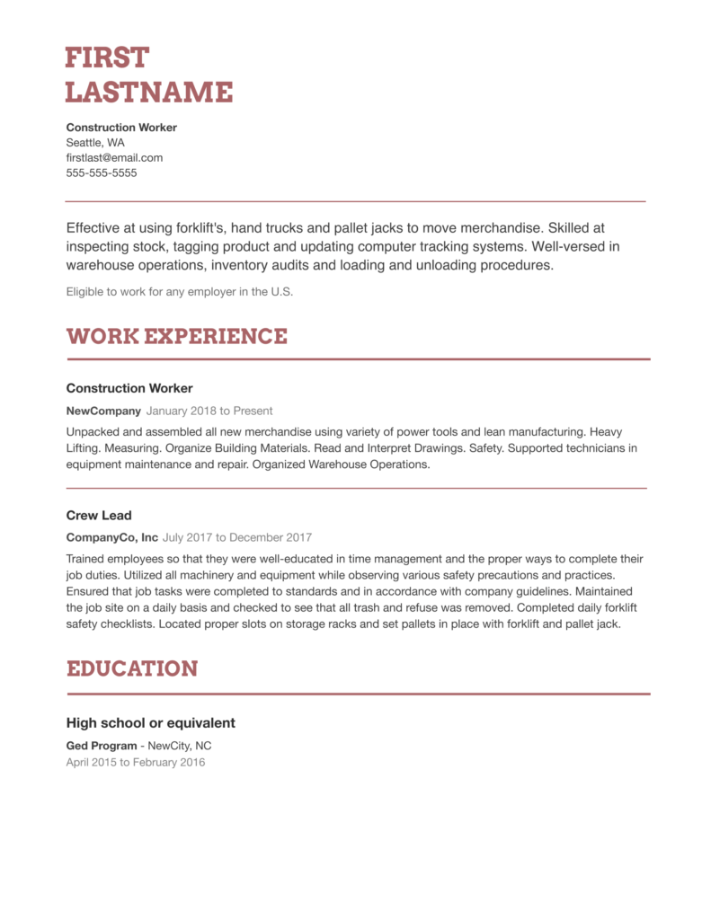 Resume Templates Indeed (6) - PROFESSIONAL TEMPLATES | PROFESSIONAL ...