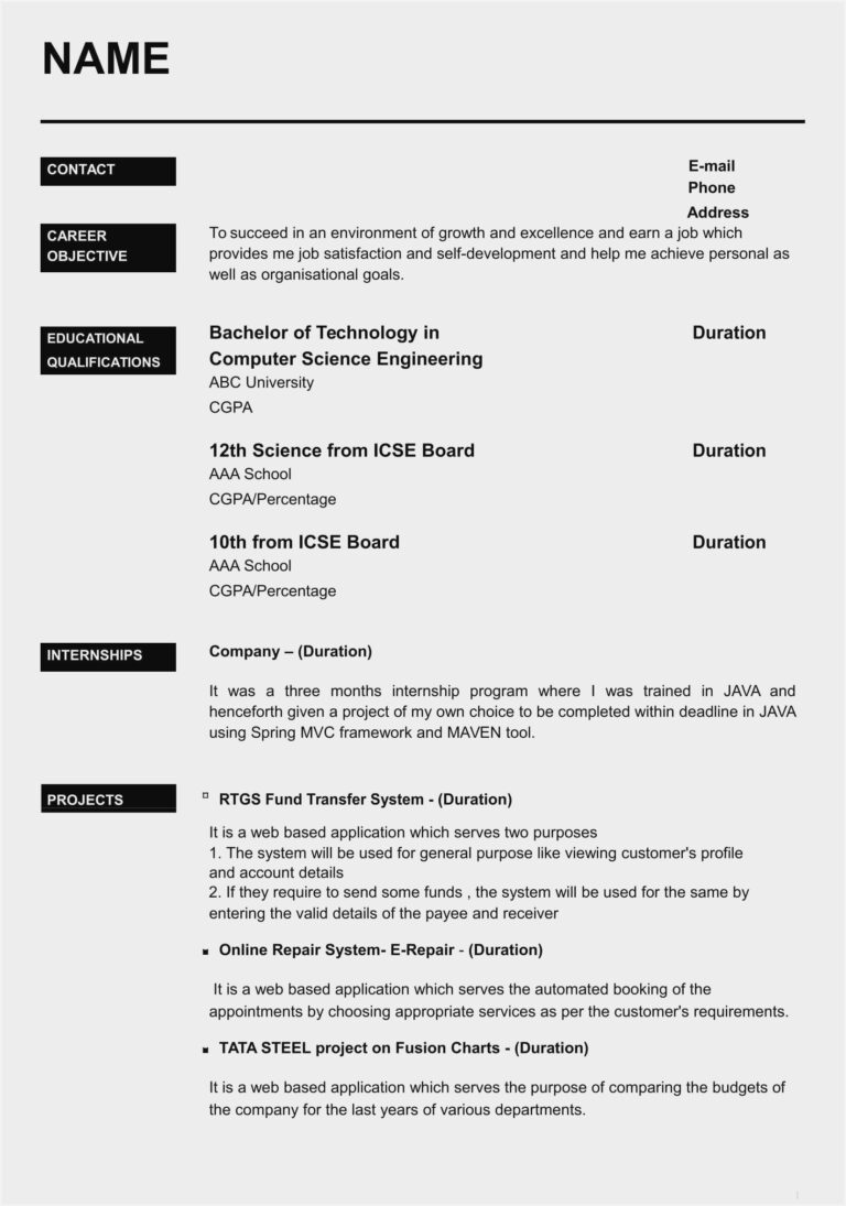 Resume Templates Science (11) - PROFESSIONAL TEMPLATES | PROFESSIONAL ...