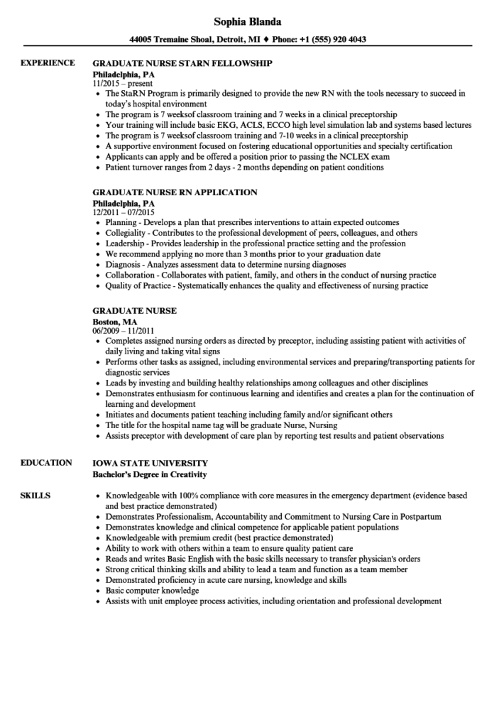 New Grad Rn Resume Templates (2) - PROFESSIONAL TEMPLATES ... New Grad Rn Resume Templates (2) - PROFESSIONAL TEMPLATES ...