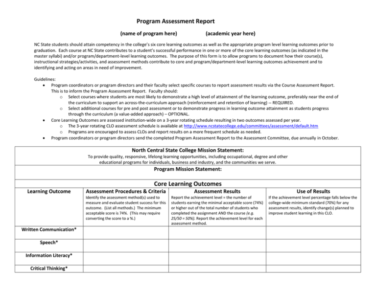 Report Assessment Template (1) - PROFESSIONAL TEMPLATES | PROFESSIONAL ...