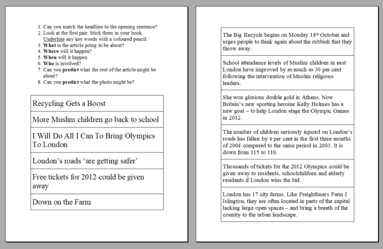 Year 6 Newspaper Report Template (5) - PROFESSIONAL TEMPLATES ...