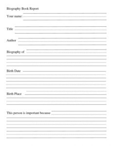 Animal Report Template 4th Grade (2) - PROFESSIONAL TEMPLATES ...