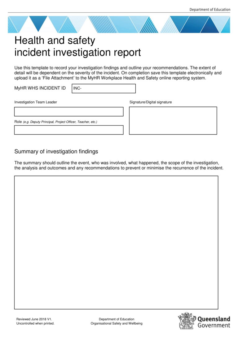 Referee Report Template Queensland Health - PROFESSIONAL TEMPLATES ...